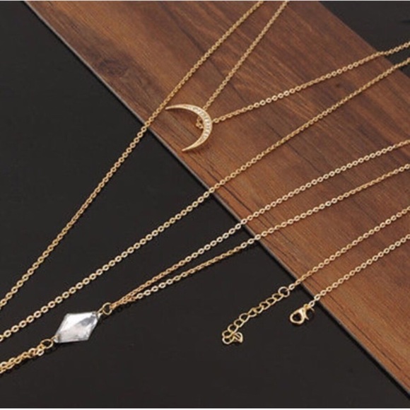Jewelry | Gold Body Moon Chain | Poshmark
