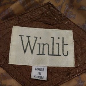 Winlit | Jackets & Coats | Winlit Womens Retro Vintage Leather Belted ...