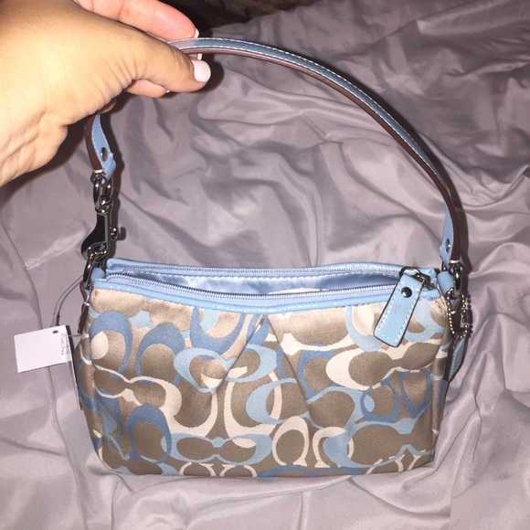 Coach | Bags | Brand New Blue Coach Bag With Tags | Poshmark
