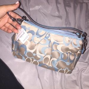 Coach | Bags | Brand New Blue Coach Bag With Tags | Poshmark