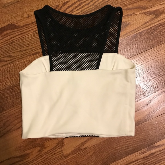 Express | Tops | Express Netted Crop Top | Poshmark