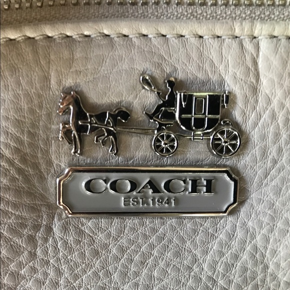 Coach | Bags | Coach Taupe Leather Satchel | Poshmark