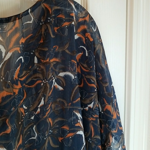 ANA & KATE | Tops | Nwt Ana Kate Long Sheer Blouse | Poshmark