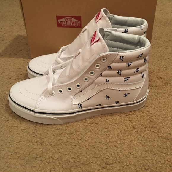 Vans | Shoes | Mlb Los Angeles Dodgers Sk8hi Vans | Poshmark