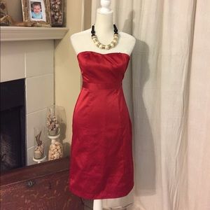 The Limited | Dresses | The Limited Red Satin Dress B5 | Poshmark