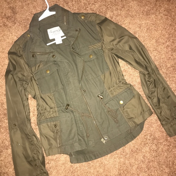 American Rag | Jackets & Coats | Army Green American Rag Fall Jacket ...