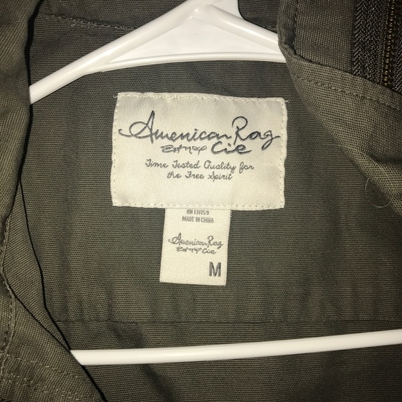 American Rag | Jackets & Coats | Army Green American Rag Fall Jacket ...