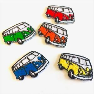 Other | Patch Hippie Van Iron On Applique 5 Vw Bus Diy | Poshmark