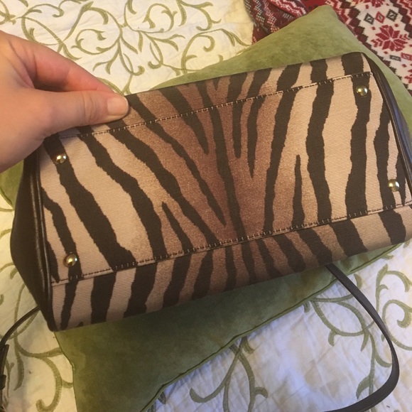 Coach | Bags | Coach Zebra Strip Mini Sarchel | Poshmark