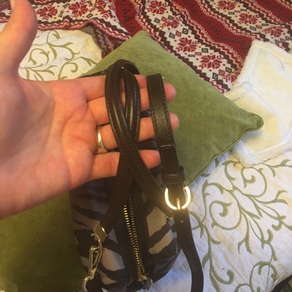 Coach | Bags | Coach Zebra Strip Mini Sarchel | Poshmark