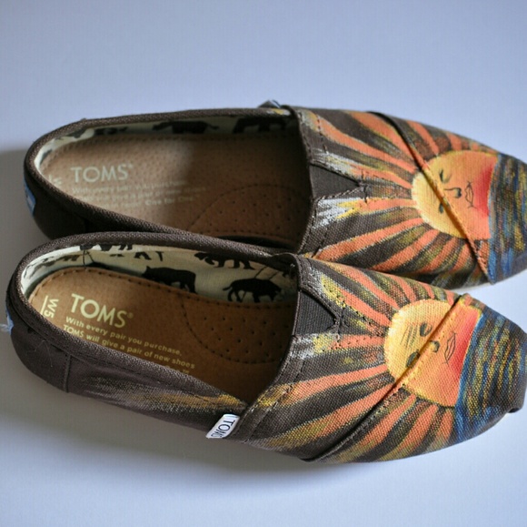 Toms | Shoes | Hand Painted Toms | Poshmark