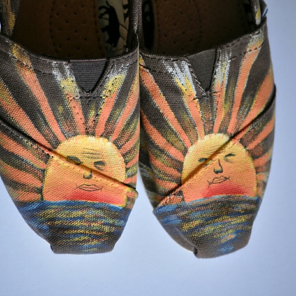 Toms | Shoes | Hand Painted Toms | Poshmark