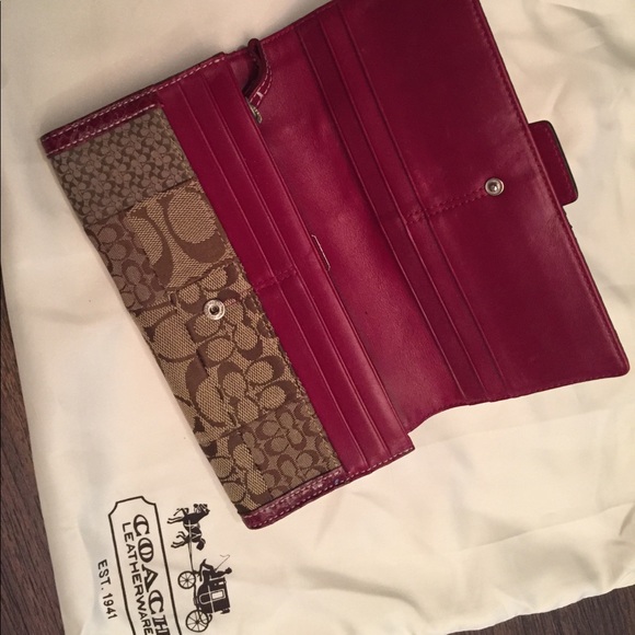 Coach | Bags | Coach Signature Patchwork Shoulder Bag Wallet | Poshmark