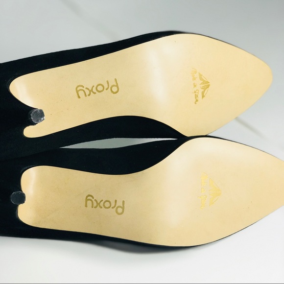 Proxy | Shoes | Proxy Classic Suede Black Pump Women Shoes Size 8 ...