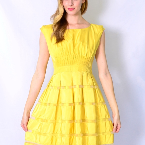 Ryu | Dresses | Yellow A Line Dress | Poshmark