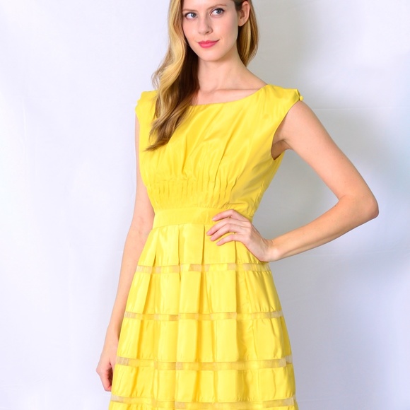 Ryu | Dresses | Yellow A Line Dress | Poshmark