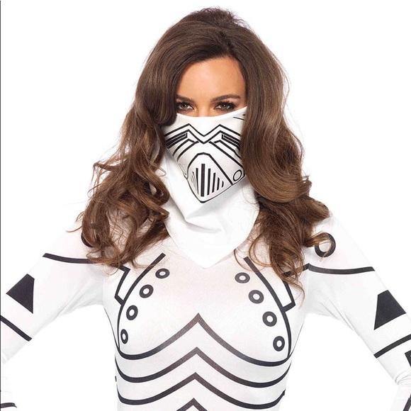 Leg Avenue | Other | Sexy Killer Robot Catsuit Costume With Bandana ...