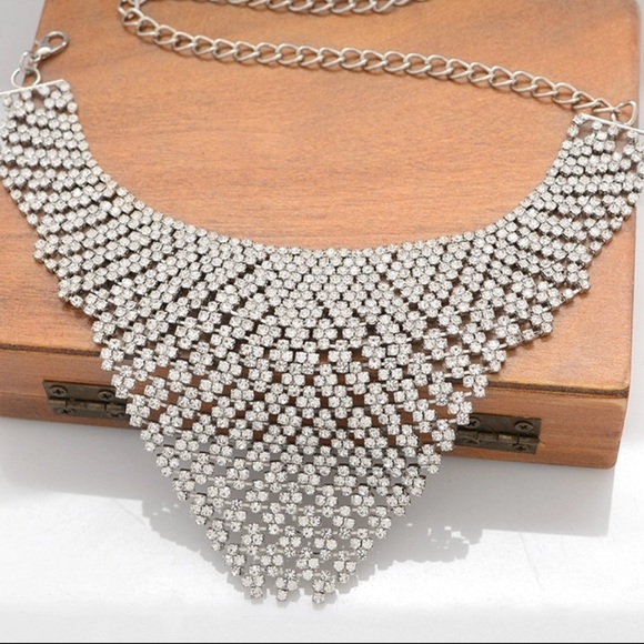 Jewelry | Silver Plated Statement Choker Necklace | Poshmark
