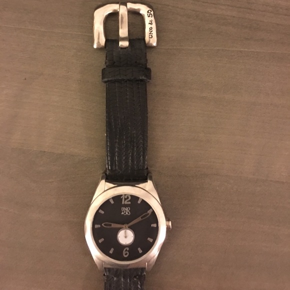 unode50 | Accessories | Womens Black And Silver Watch | Poshmark