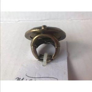 Jewelry | Peacock Feathers Brass Strechy Ring Anna Ava | Poshmark