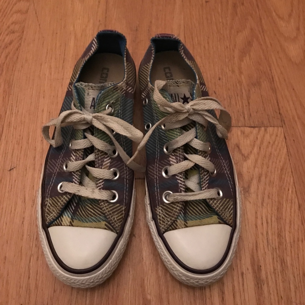 Converse Plaid Shoes - Gem