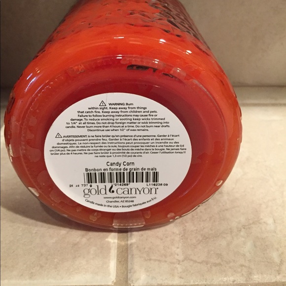 Accents | New 26oz Gold Canyon Candle In Candy Corn Scent | Poshmark