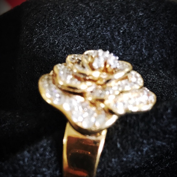 Technibond | Jewelry | Gold Tone Cubic Zirconia Technibond Ring | Poshmark
