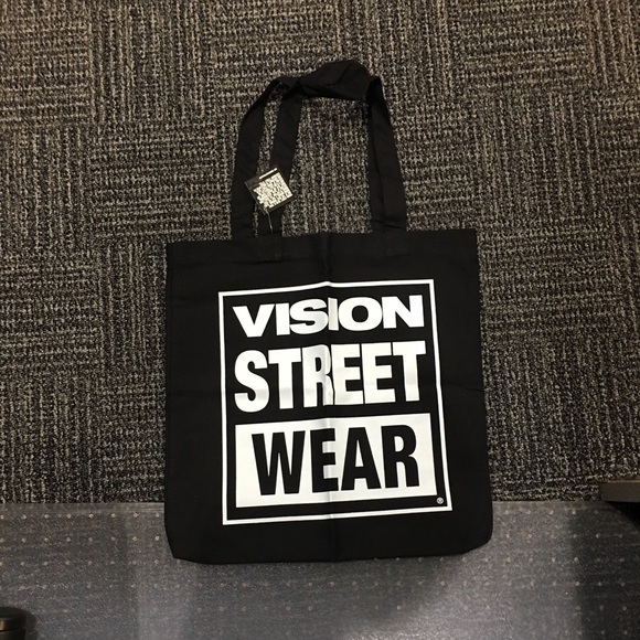 Bags | Nwt Vision Street Wear Canvas Tote Bag | Poshmark
