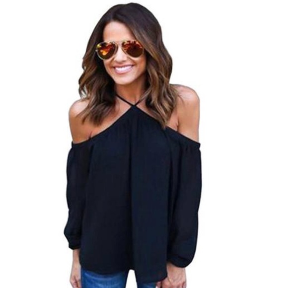 Tops | Womans Sexy Spaghetti Strap Off Shoulder Shirt | Poshmark