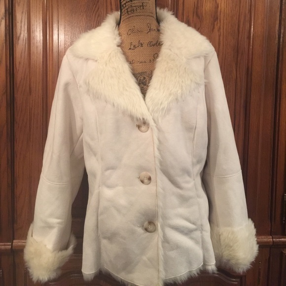 Coldwater Creek | Jackets & Coats | Nwt Coldwater Creek Faux Suede Fur ...