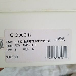 Coach | Shoes | Coach Barrett Poppy Petal Shoes | Poshmark