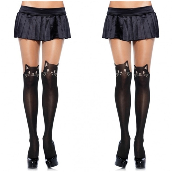 Accessories | Kitty Cat Pantyhose Stockings | Poshmark
