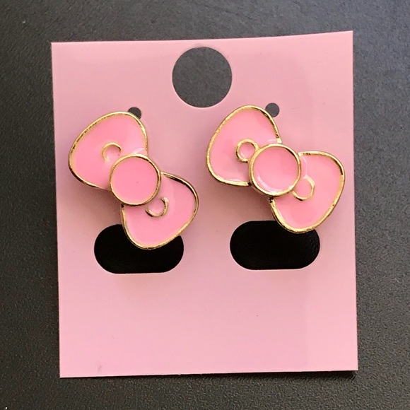 Hello Kitty | Jewelry | Hello Kitty Pink Bow | Poshmark