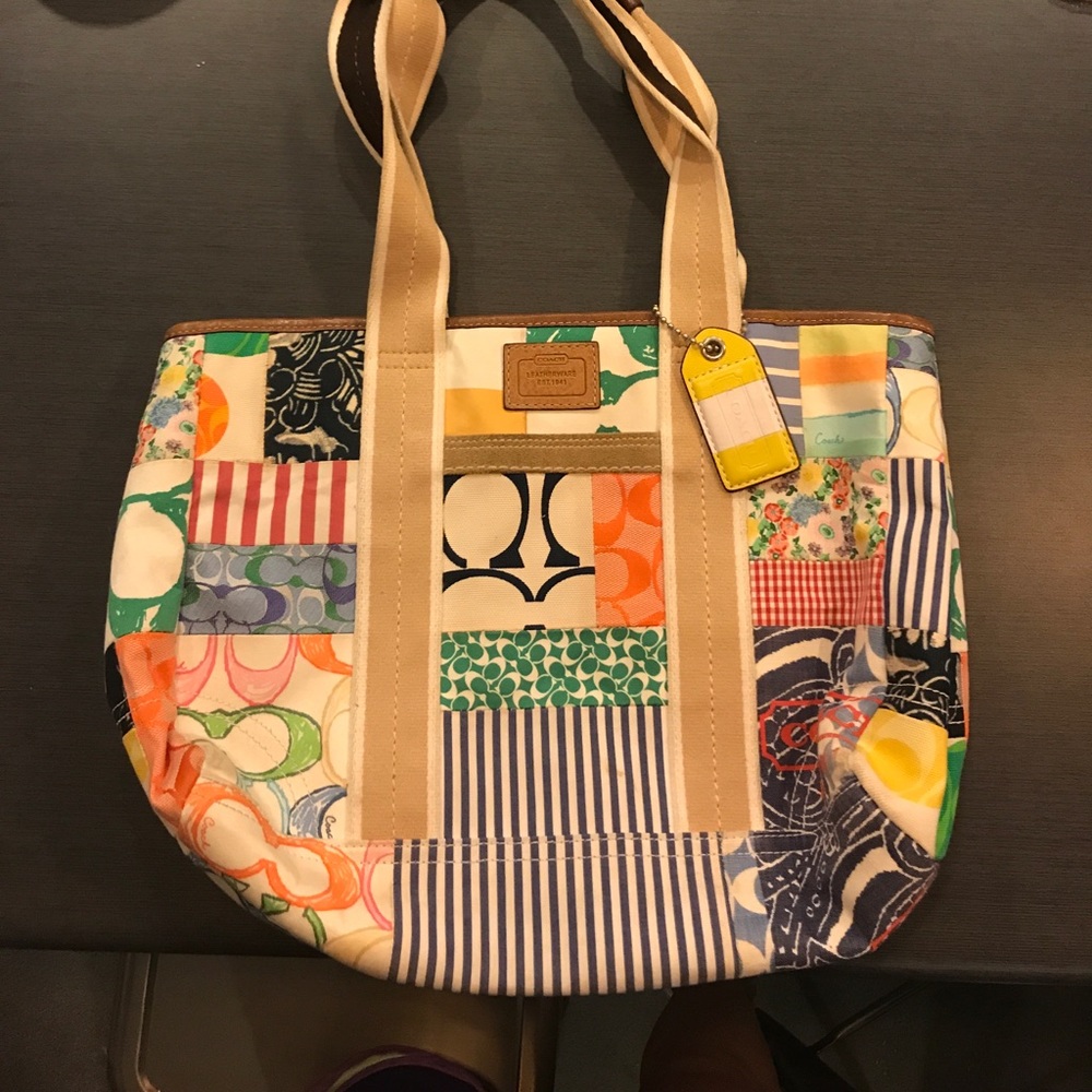 Multi Color Coach Bag - Gem