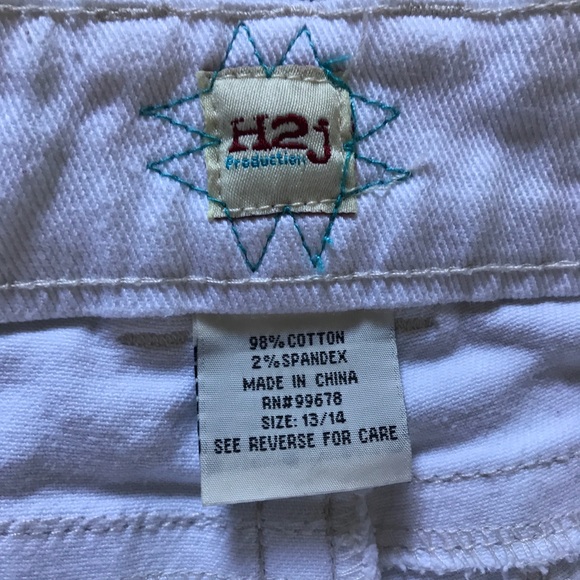 H2J | Jeans | H2j White Cropped Denim Jeans | Poshmark