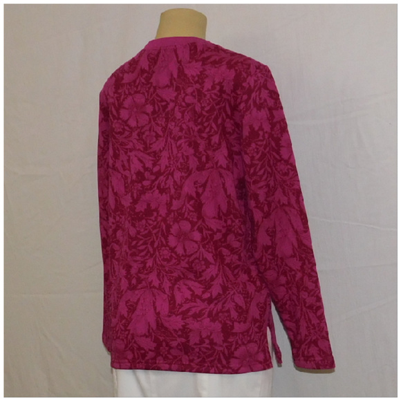 Laura Scott | Tops | Laura Scott Floral Fleece Size Medium | Poshmark