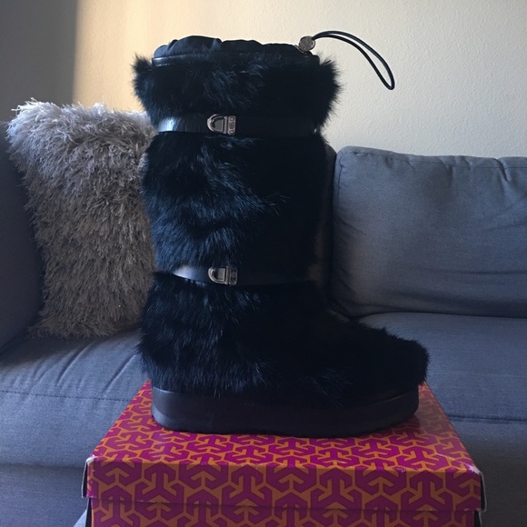 Tory Burch | Shoes | Tory Burch Rabbit Fur Winter Boots | Poshmark