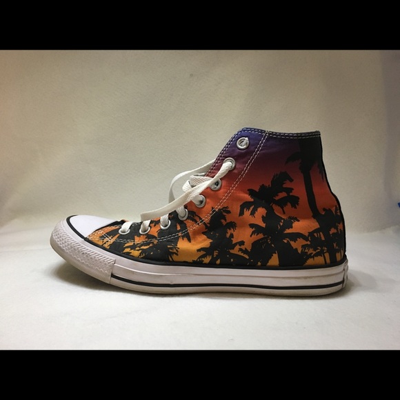 Converse | Shoes | Converse Ctas Hi Santa Monica Palm Trees | Poshmark