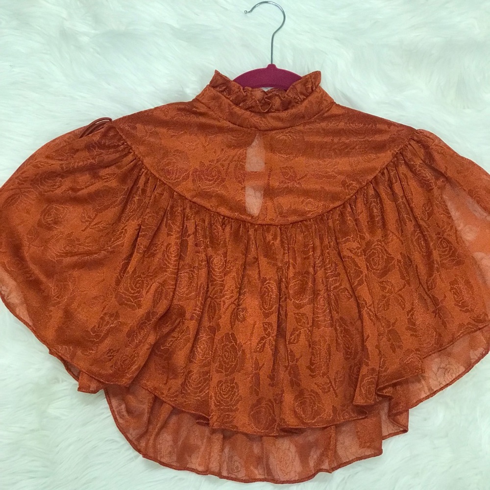 Lace Cape Top - Gem