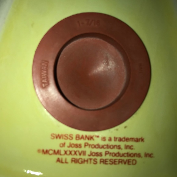 Other | Vintage Swiss Bank Cheese Wedge Coin Bank | Poshmark