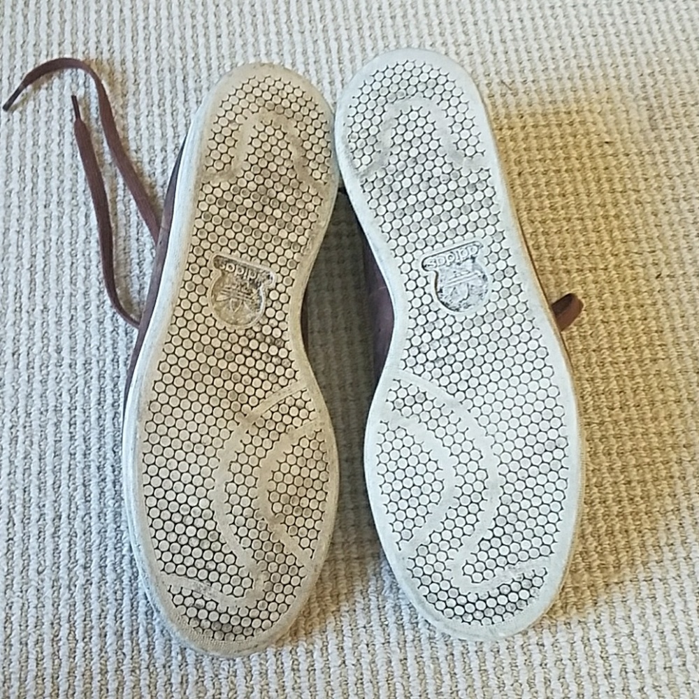 Rare Adidas Stan Smith Brown Leather Sneakers 11 - Gem