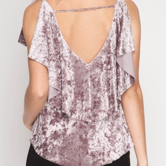 Tops | Crushed Velvet Top | Poshmark