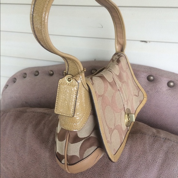 Coach | Bags | Coach Signature Ergo Flap Hobo 162 | Poshmark