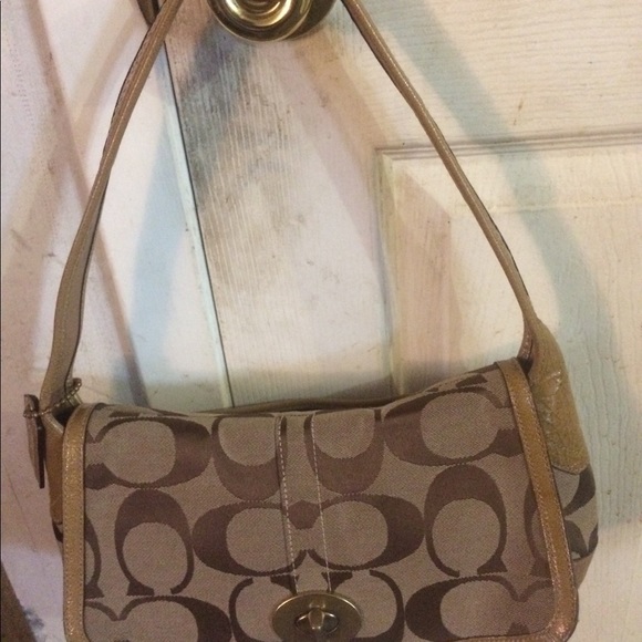 Coach | Bags | Coach Signature Ergo Flap Hobo 162 | Poshmark