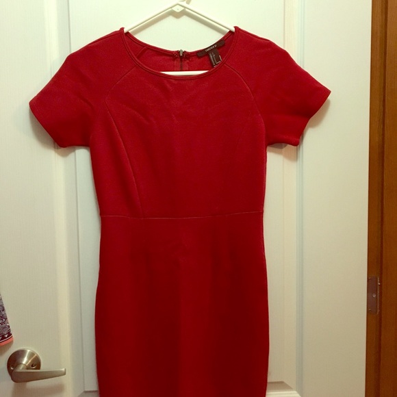 Dresses | Red Fitted Dress | Poshmark