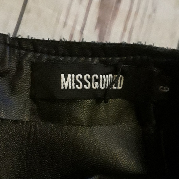 Missguided | Skirts | Misguided Pony Hair Reversible Miniskirt Sz 6 ...