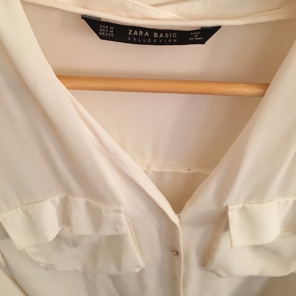 Zara | Tops | Zara Basic Collection Blouse | Poshmark