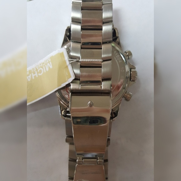 Michael Kors | Accessories | Michael Kors Mens Mk843 Gage Silvertone ...