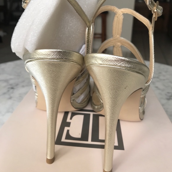 Ivanka Trump | Shoes | Ivanka Trump Golden Leather Sandals | Poshmark