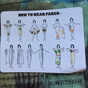Swim | Joanine Pareo Beach Wrap Scarf Turquoise | Poshmark